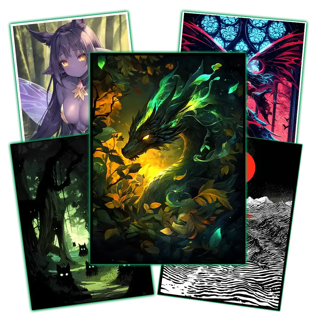 MTG Card Sleeves- Matte, Foil & Glossy, Color Borders.